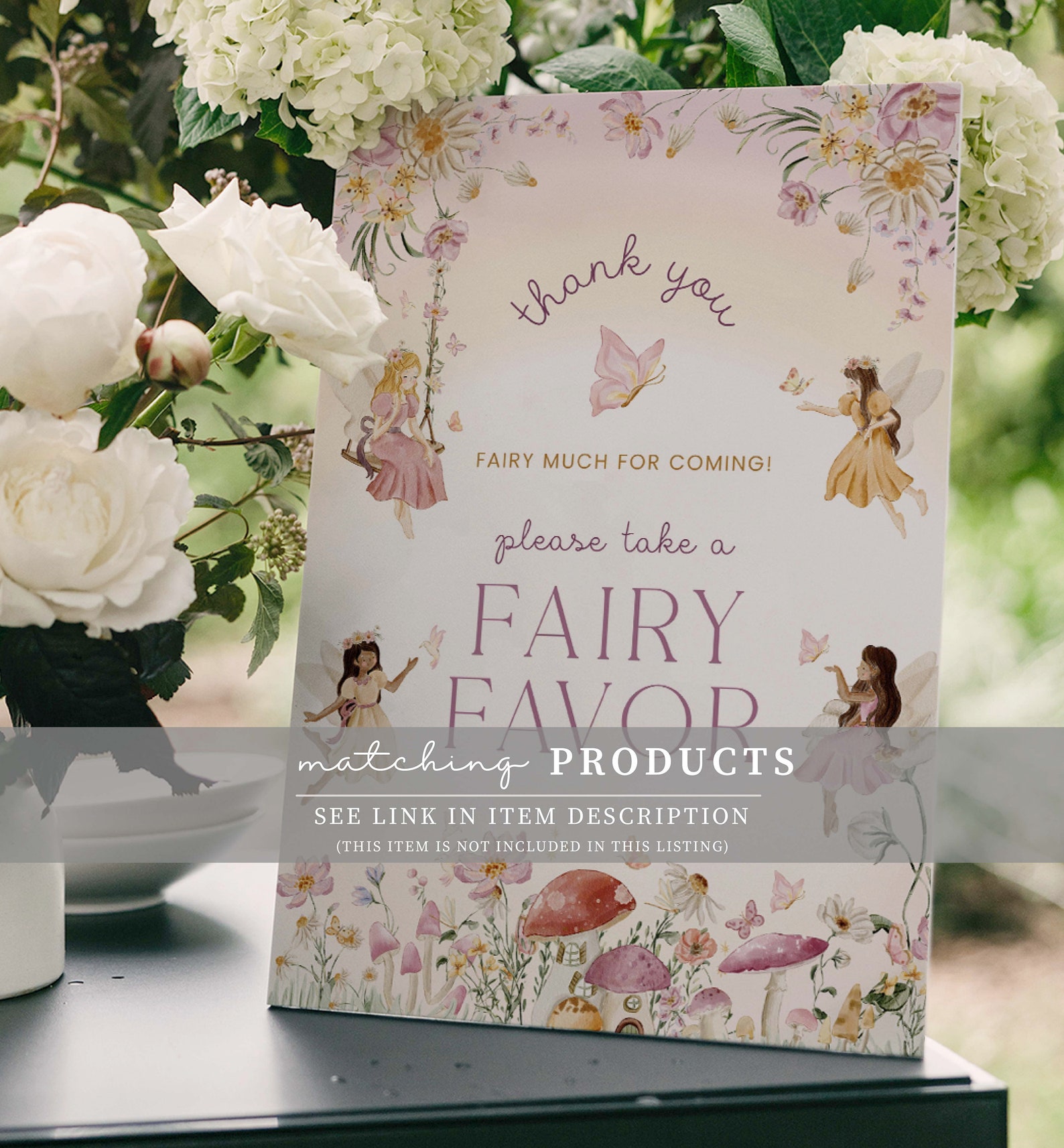 Printable Fairy First Birthday Chip Packet Wrap, Fairy Princess Favor ...