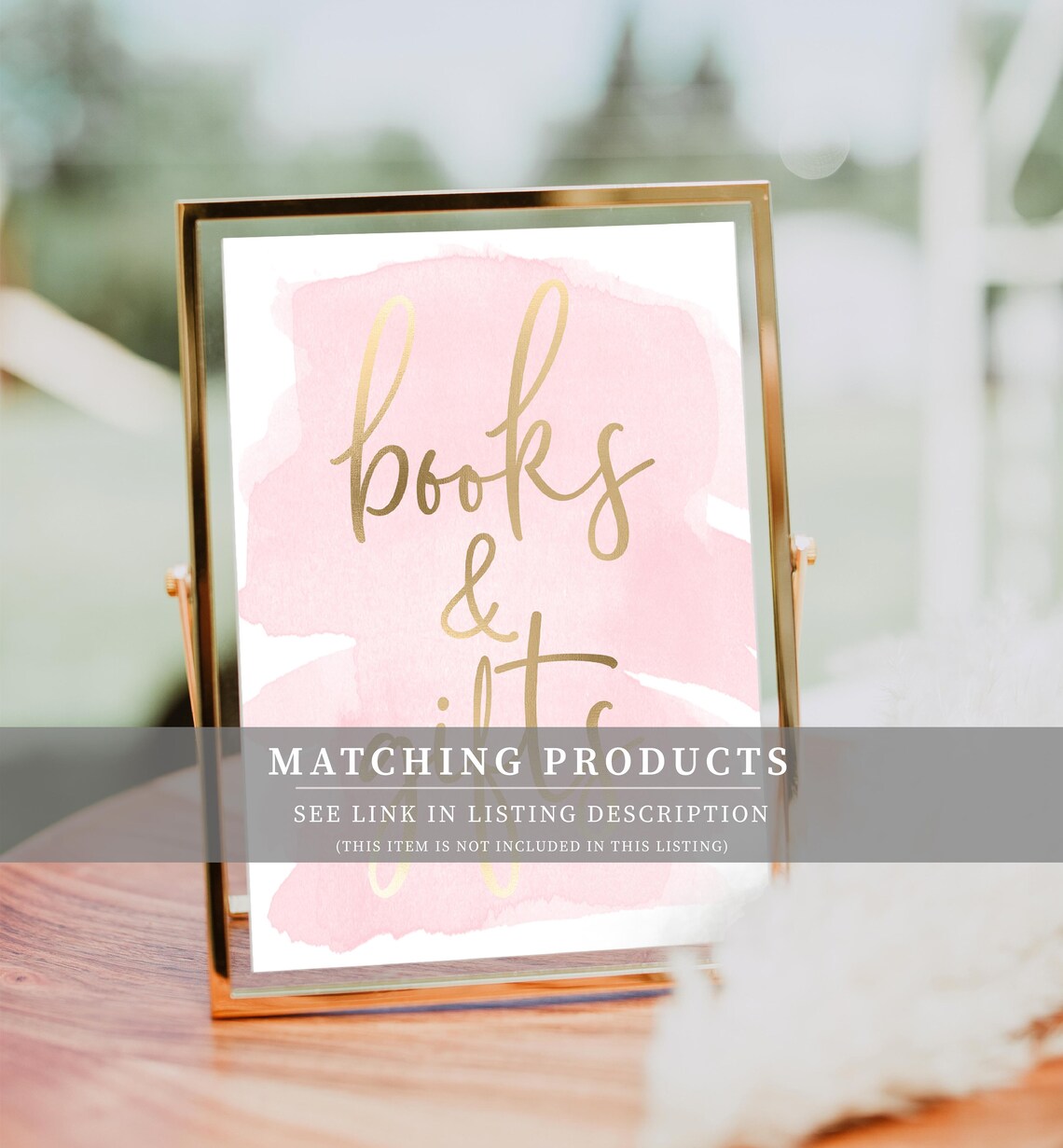 Editable Headband Station Sign Pink Watercolour Make A | Etsy