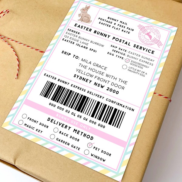 Easter Bunny Stamp - Etsy