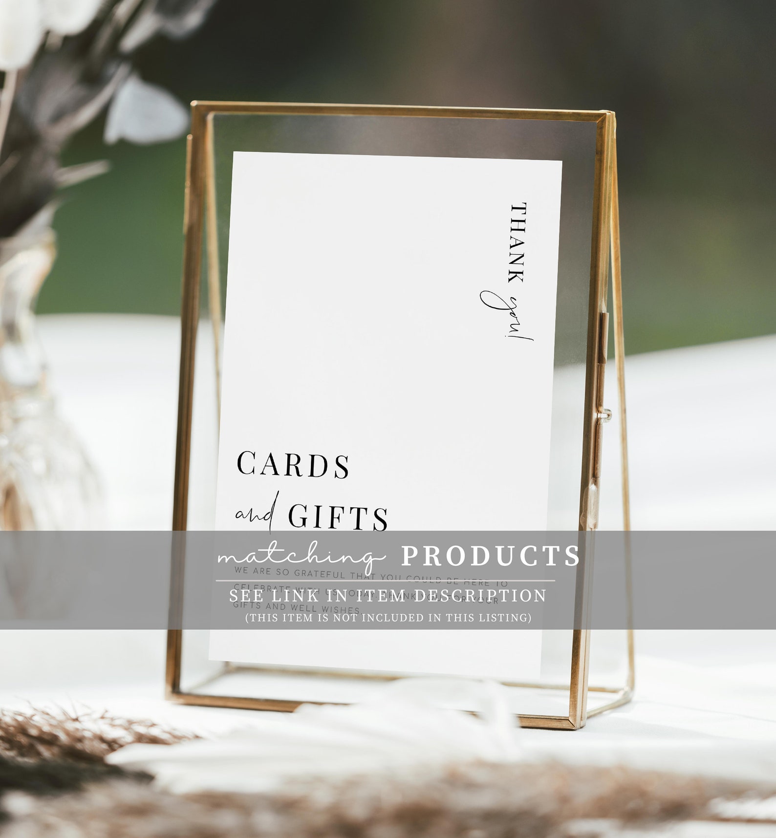 Minimalist Honeymoon Wishes Card, Wedding Wishing Well Printable ...