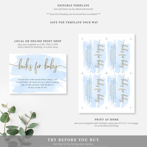 Books for Baby and Diaper Raffle Ticket Bundle - Blue Baby Shower Nappy ...