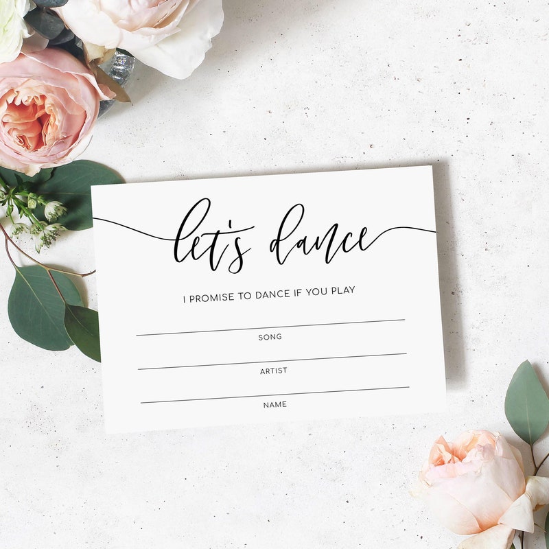 Song Request Cards - Etsy