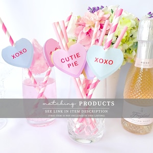 Printable Valentine's Day Lollipop Tags Template, Sweetheart Candy ...