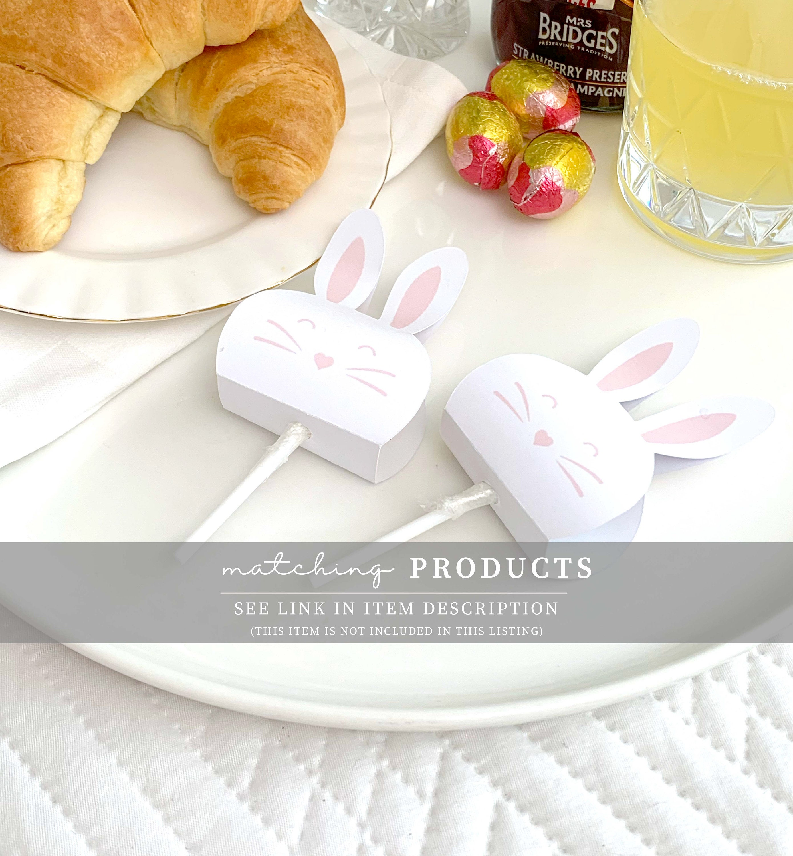 Printable Easter Bunny Bait Tag Template, Editable Basket Gift (digital ...