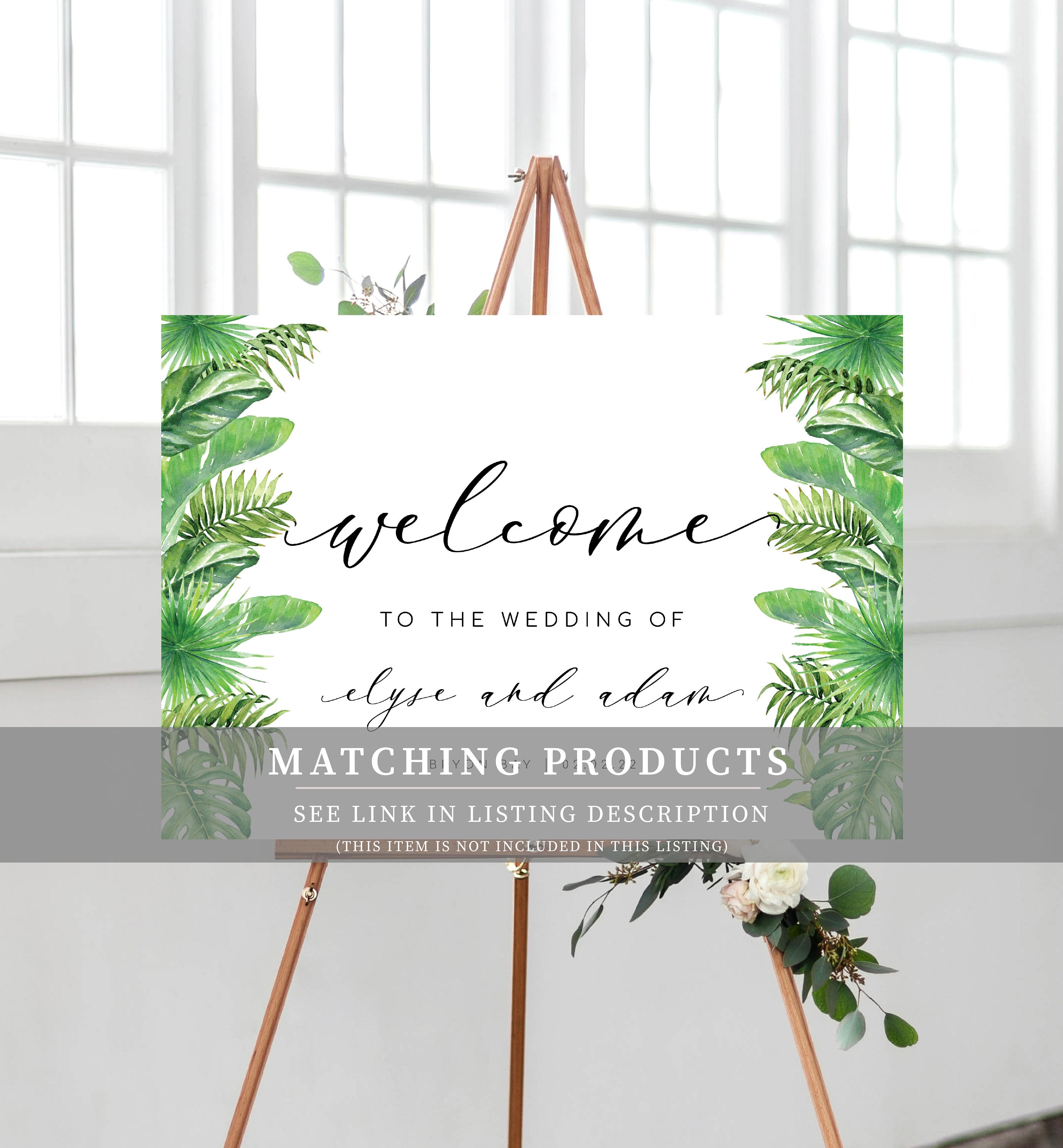 Editable Itinerary Card Template Tropical Wedding Welcome | Etsy