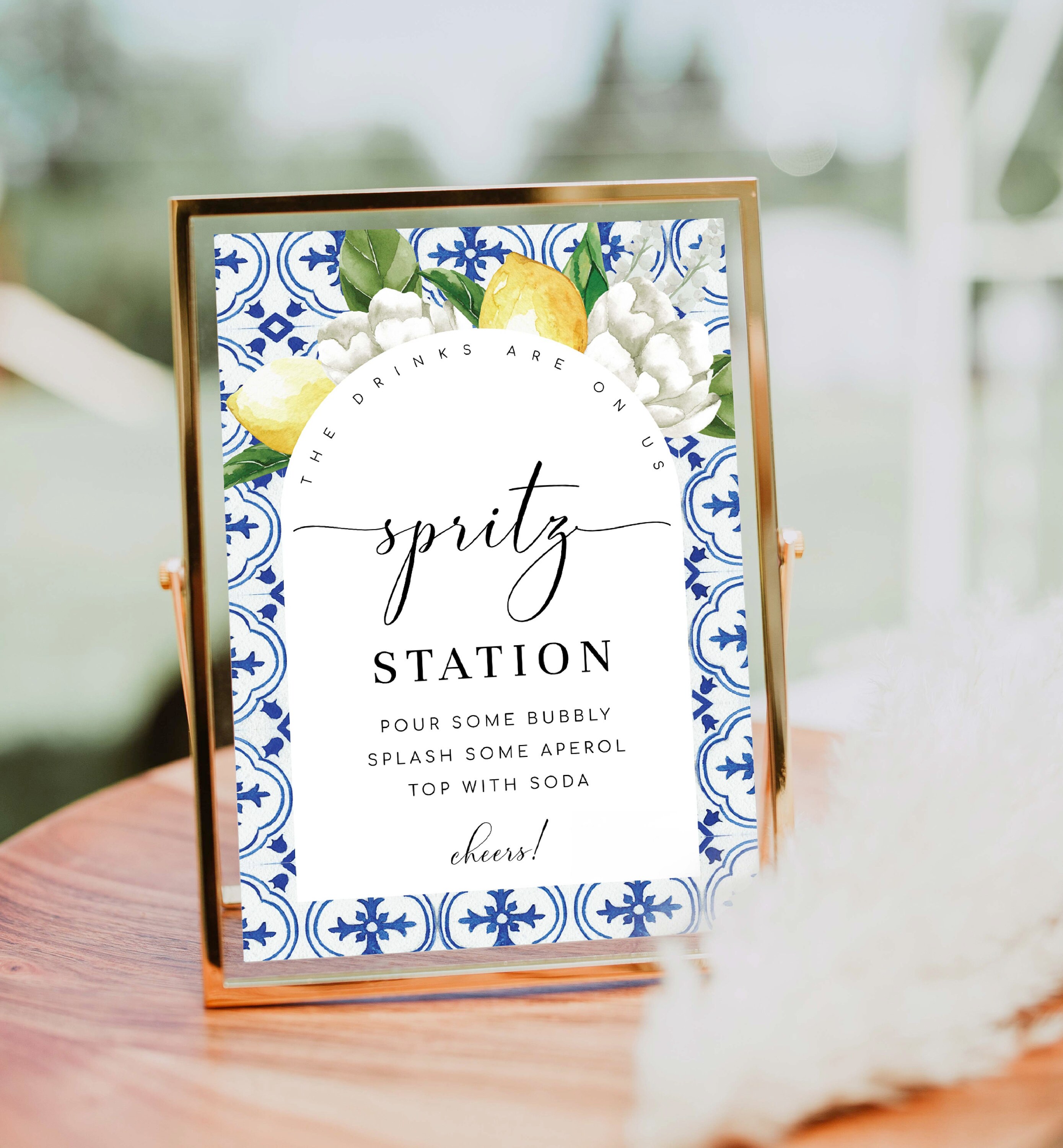 Printable Spritz Station Sign Aperol Spritz Cocktail Sign - Etsy Australia
