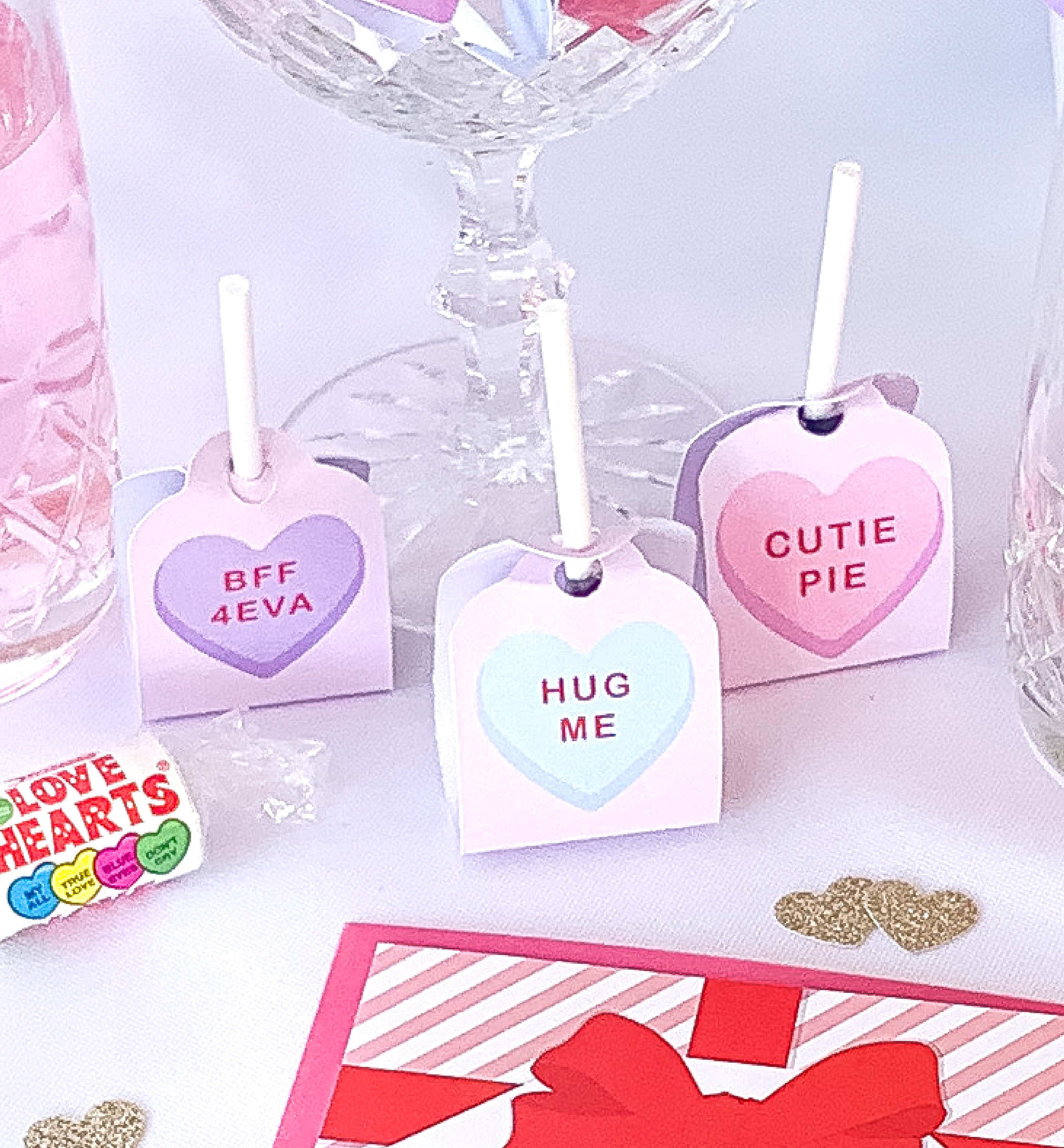 Printable Valentine's Day Lollipop Tags Template, Sweetheart Candy ...