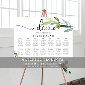 Printable Wedding Table Plan, 3 Long Banquet Tables Wedding Seating ...