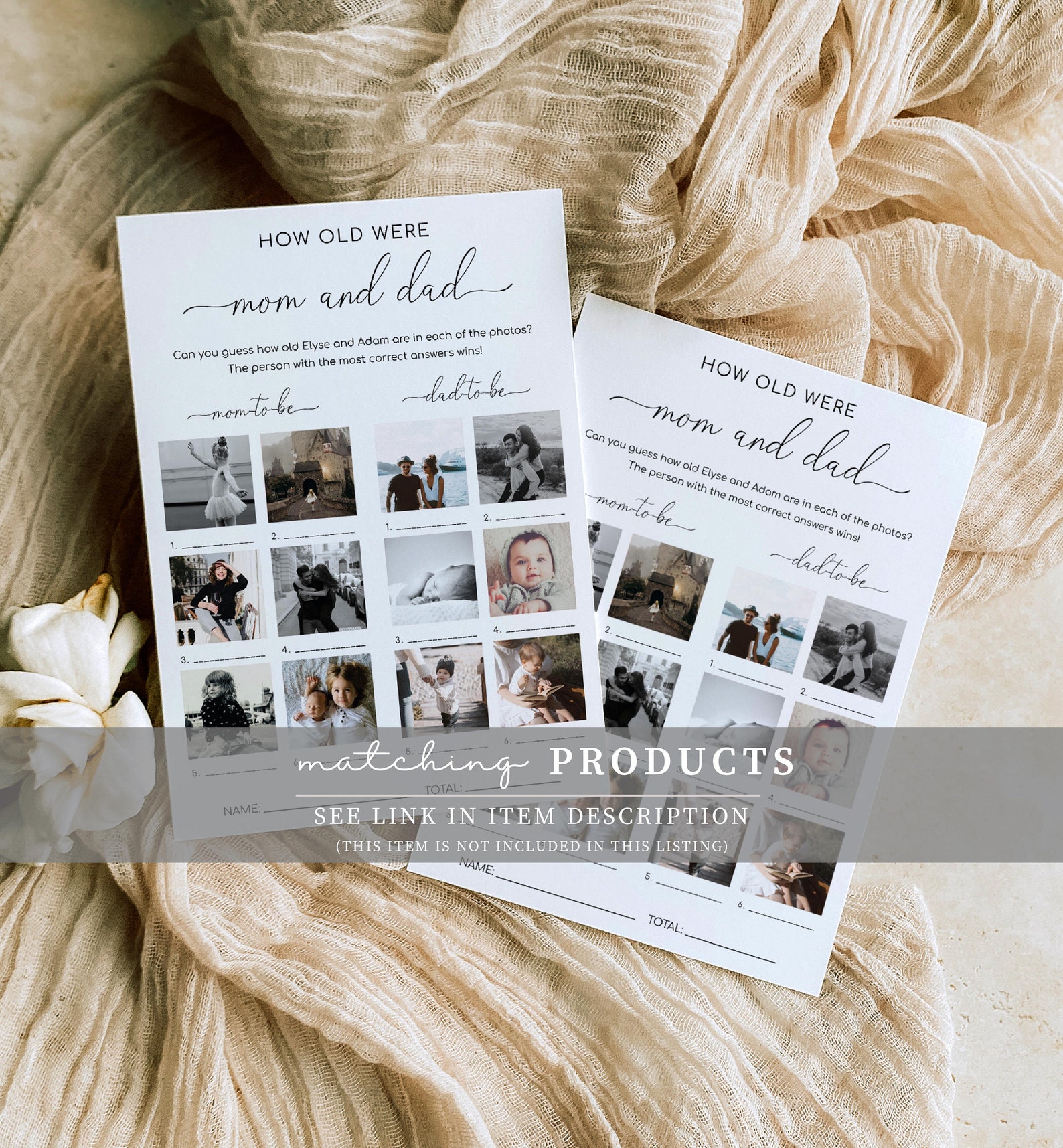 Printable Cast Your Vote Gender Reveal Voting Game Poster, Minimalist ...