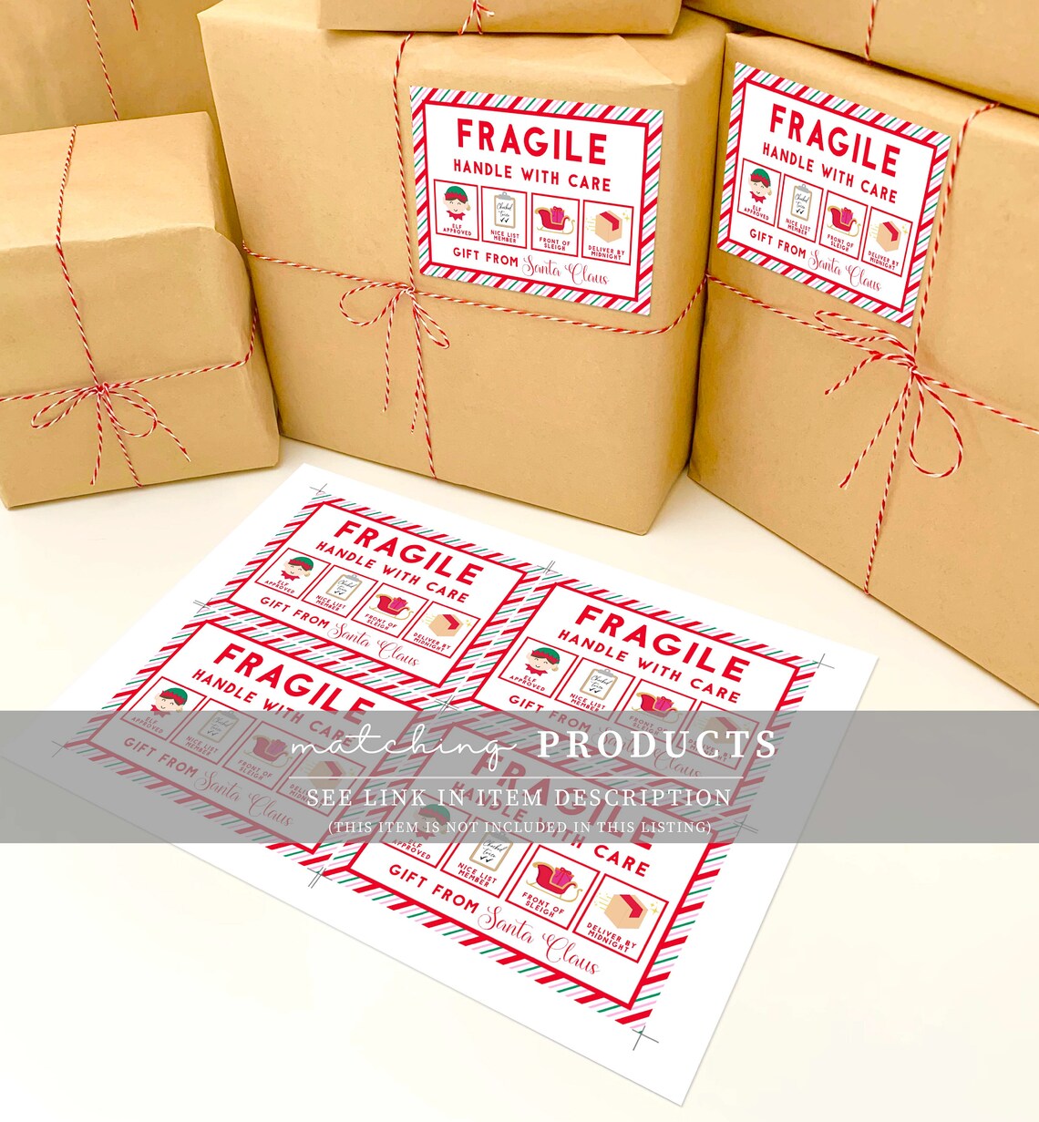 Printable Delayed Delivery Notice, Lost Christmas Present Note, Running ...