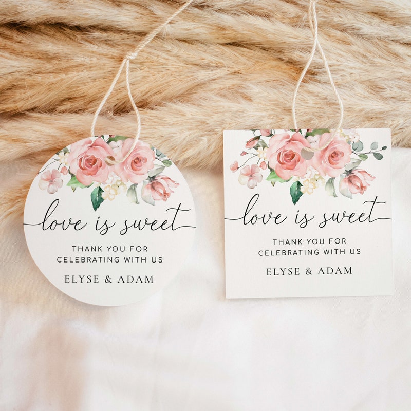 Love is Sweet Tags - Etsy
