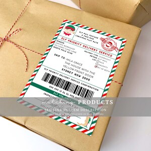Printable Santa North Pole Mail Envelope Template, Christmas Letter ...