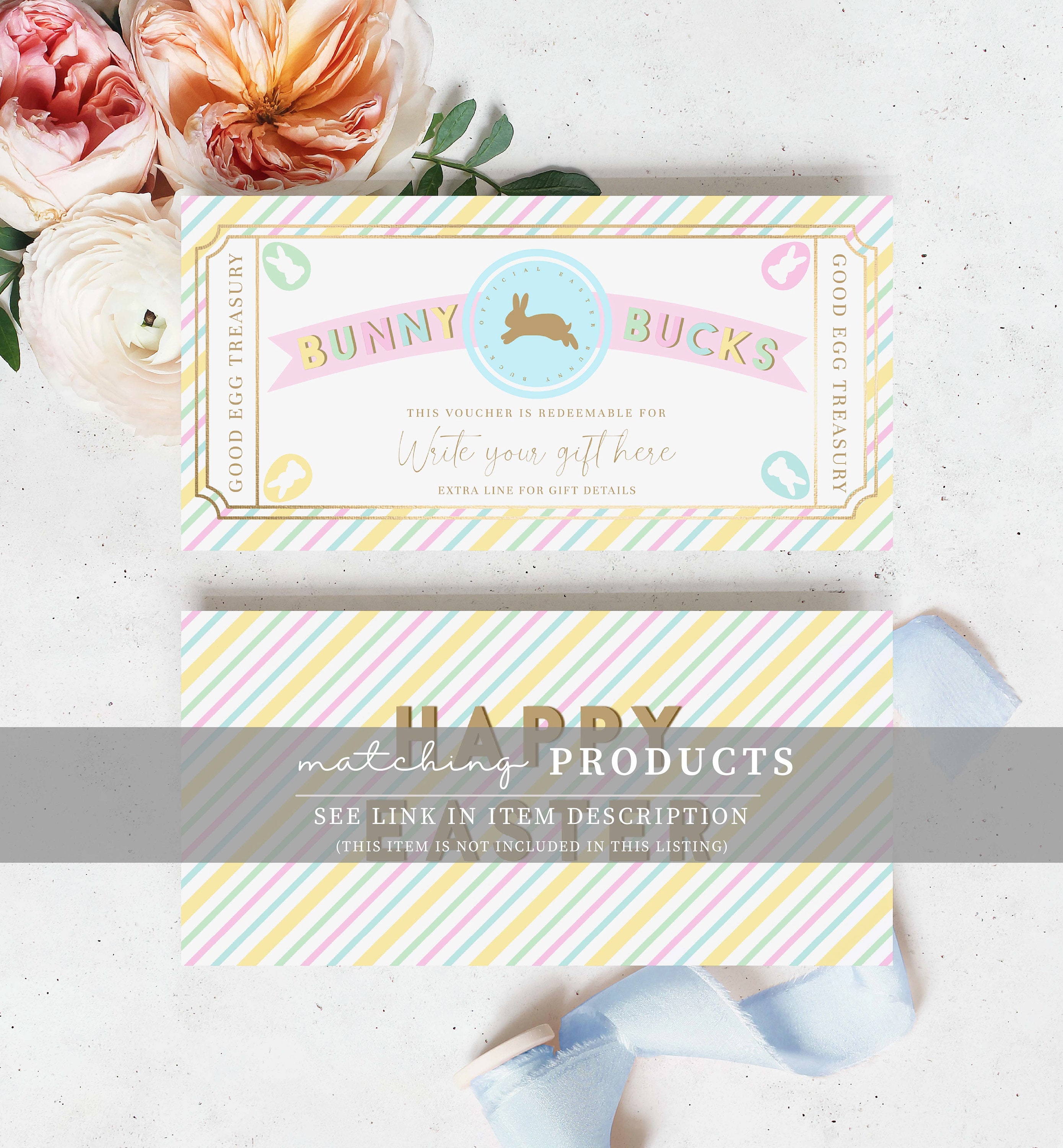 Printable Easter Bunny Special Delivery Gift Tag, Easter Gift Tags ...