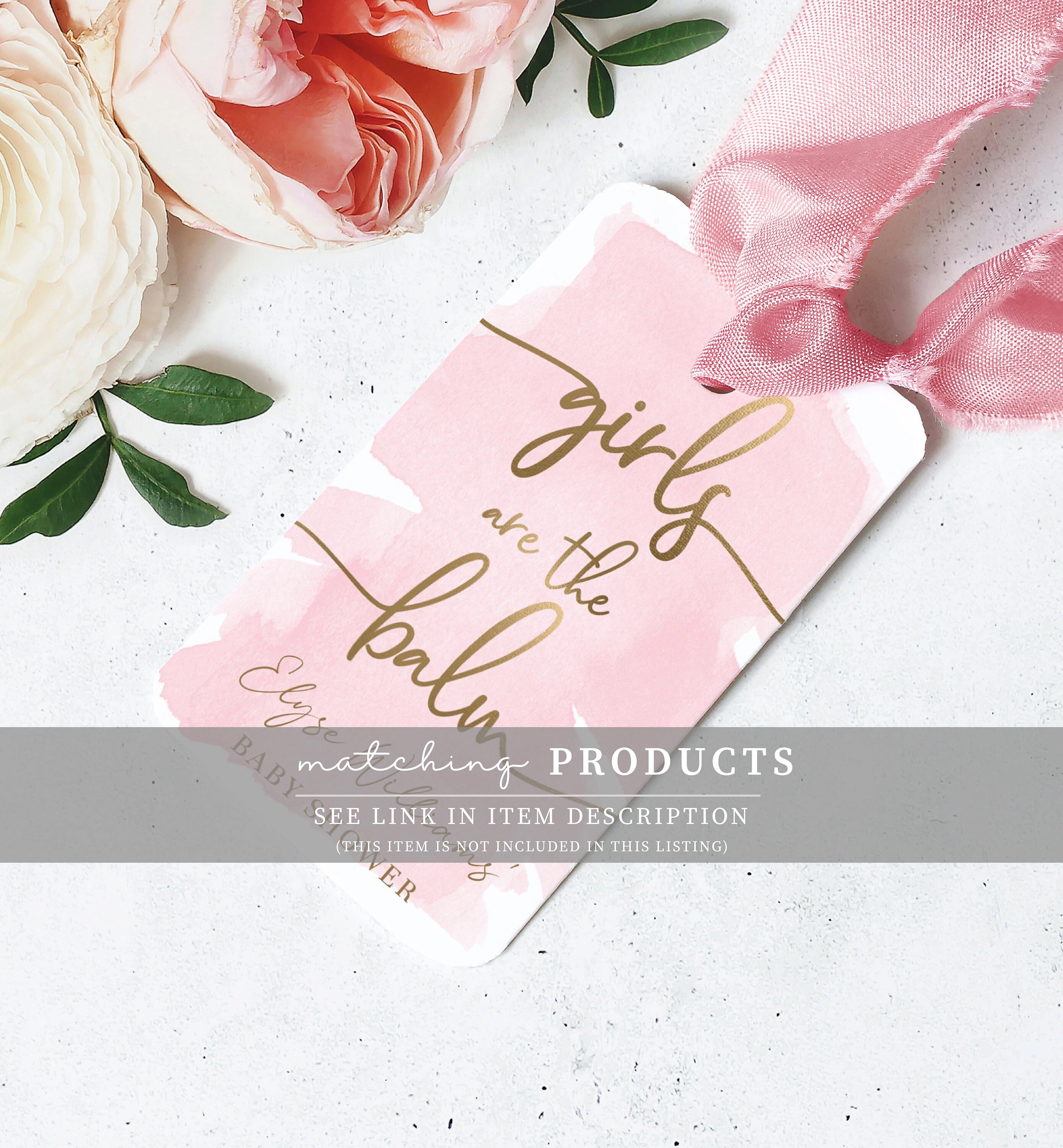 Pink Watercolor Baby Name Voting Poster Template (digital Download) - Etsy