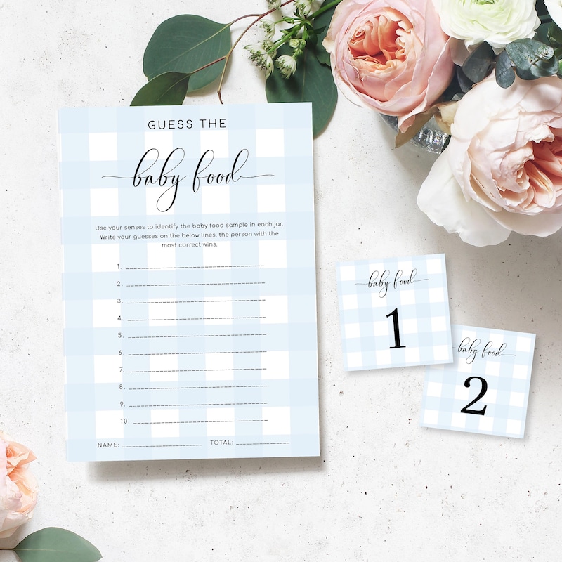 Baby Food Game - Etsy