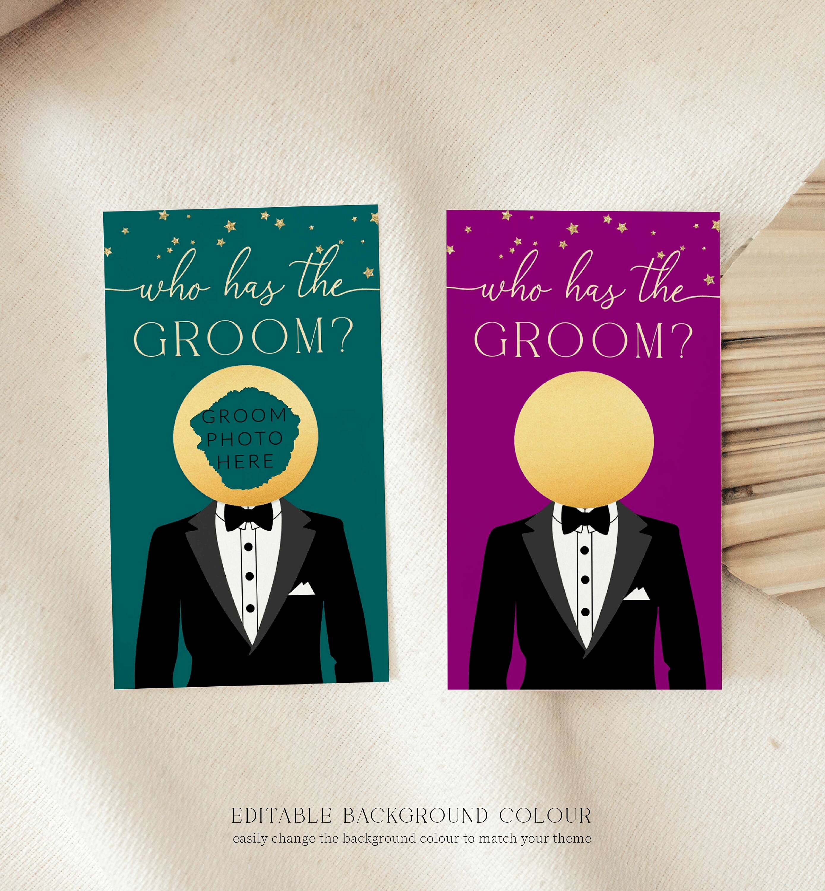Celebrity Who Has the Groom Printable Bridal Shower Game, Scratch-off ...