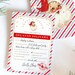 Printable Delayed Delivery Notice, Lost Christmas Present Note, Running ...