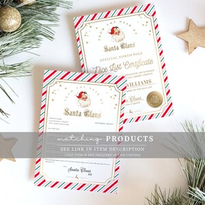 Printable Christmas Gift Check Template, Custom Voucher (digital ...