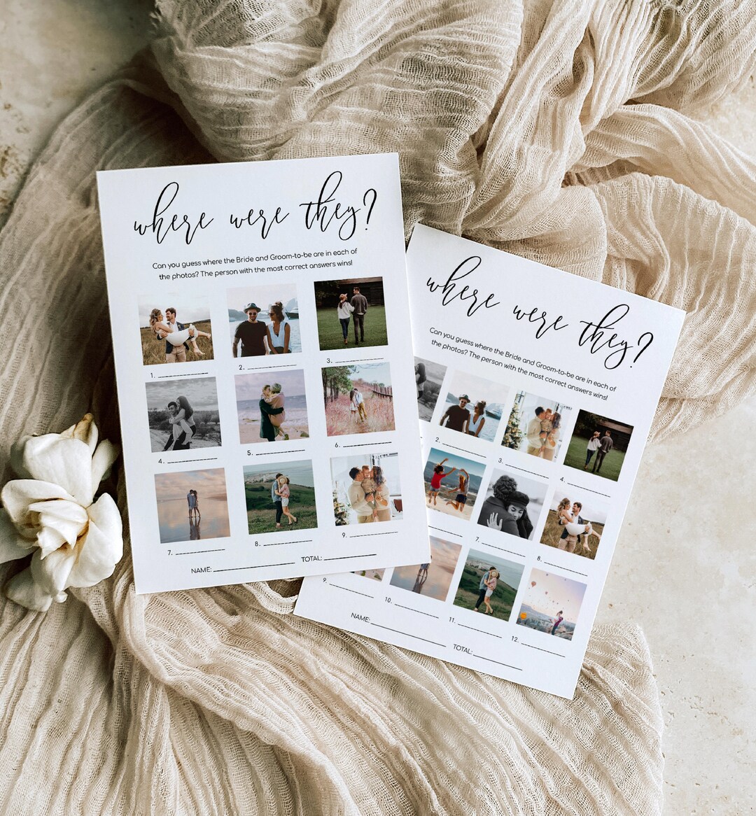 Where Were They Photo Game, Holiday Destination Photo Guessing Game ...