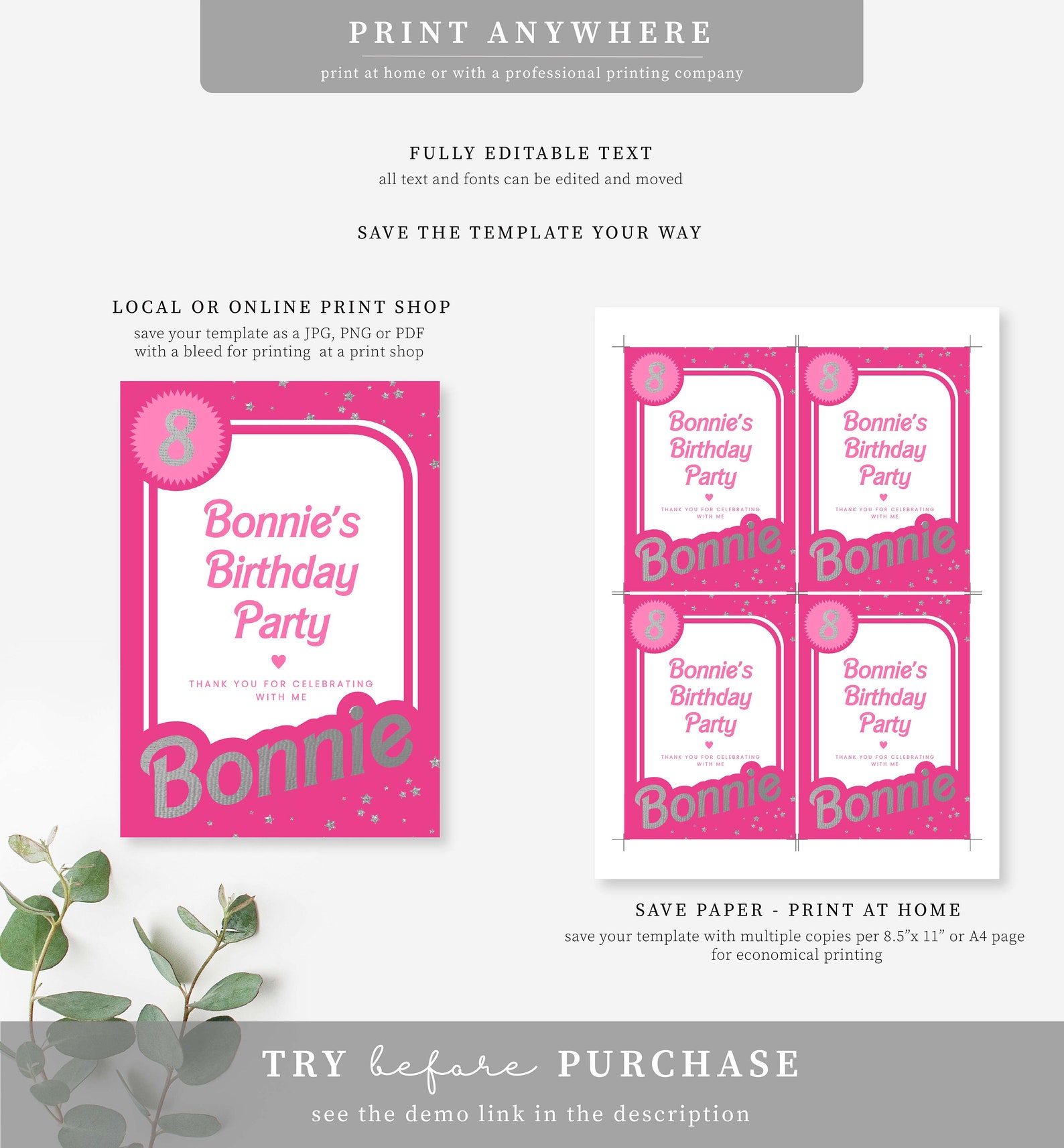 Birthday Party Juice Pouch Favor Label, Come on Let's Go Party Birthday ...