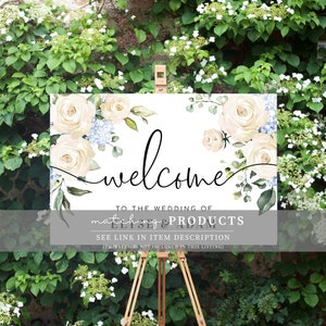 Printable Table Numbers With Guest Names, White Rose Floral Wedding ...