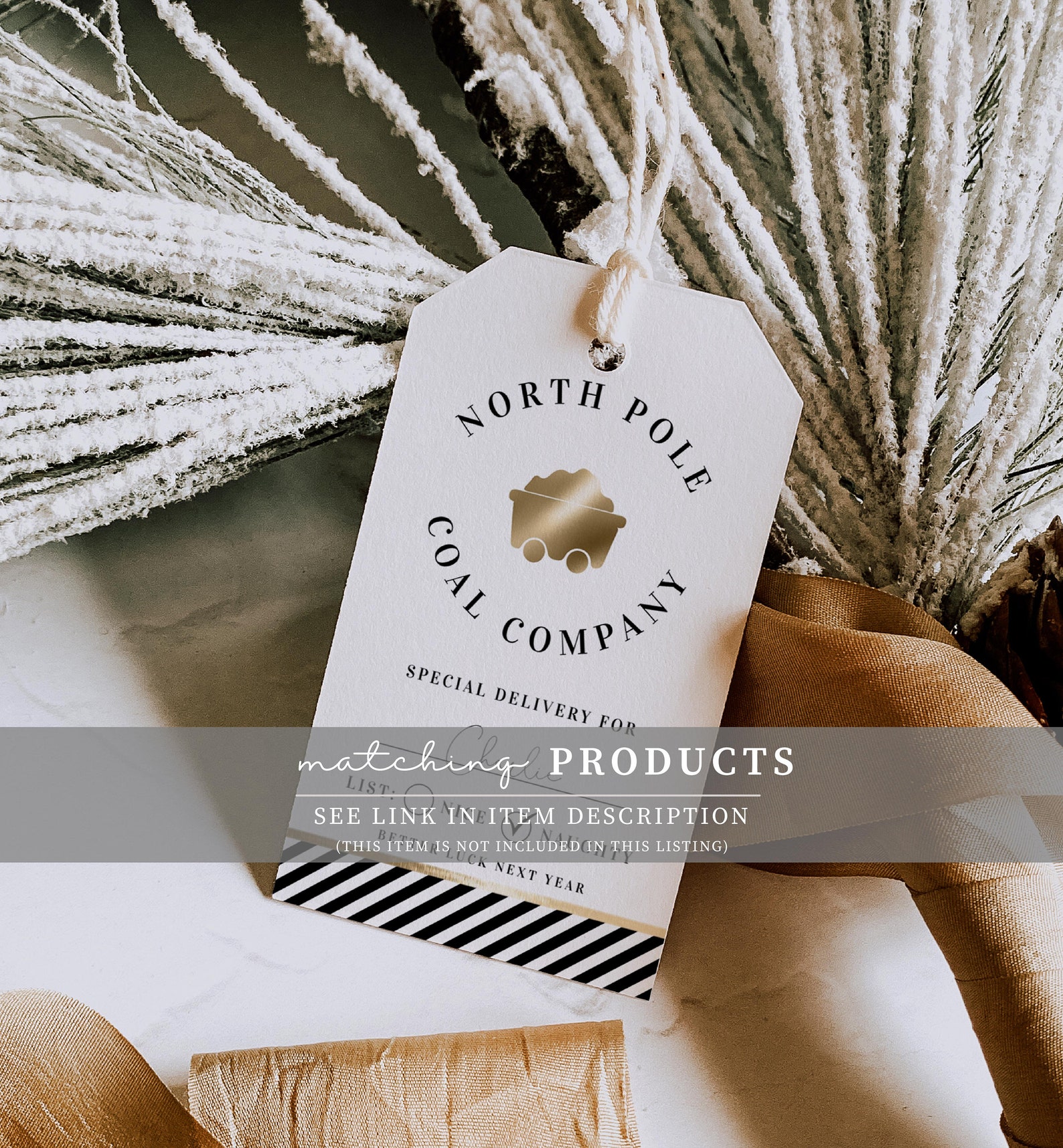 Printable Christmas Fragile Label, Santa's Workshop Shipping Tag ...