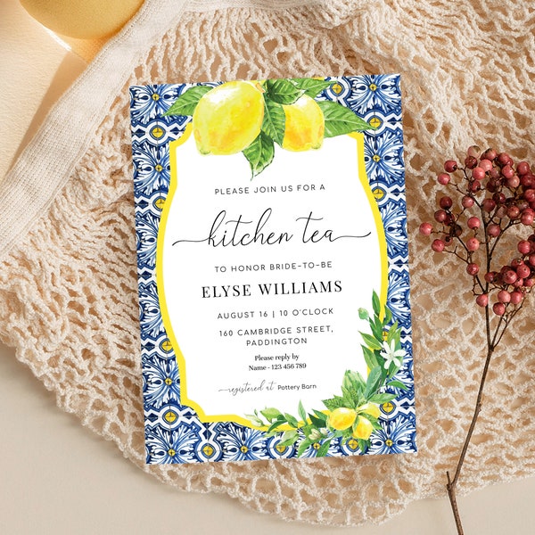 Kitchen Tea Invite - Etsy