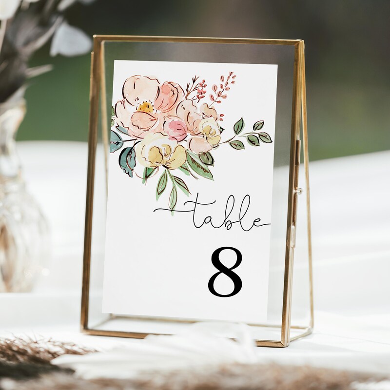 Vintage Table Number - Etsy