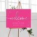 Editable Welcome Sign, Hot Pink Silver Printable Girls Birthday Welcome ...