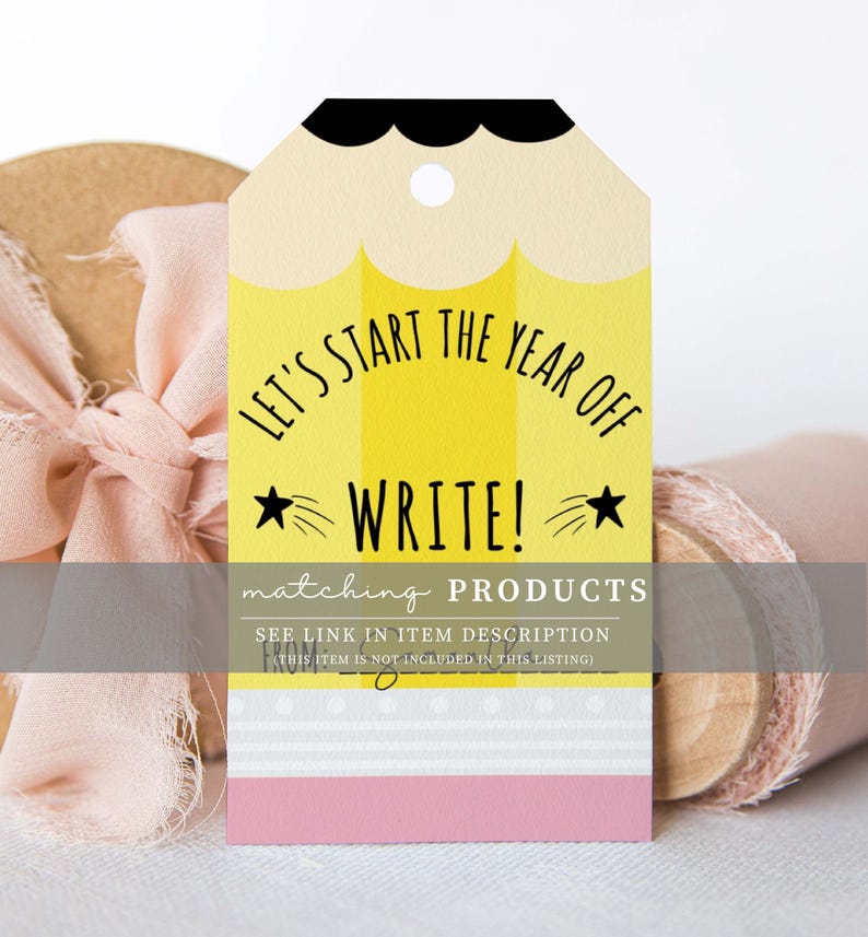 Printable Pencil Teacher Appreciation Tag Template, the Influence of an ...