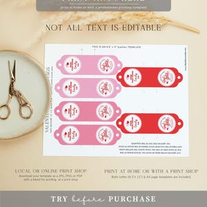 Printable Valentine's Day Lollipop Tags Template, You Make My Heart Pop ...