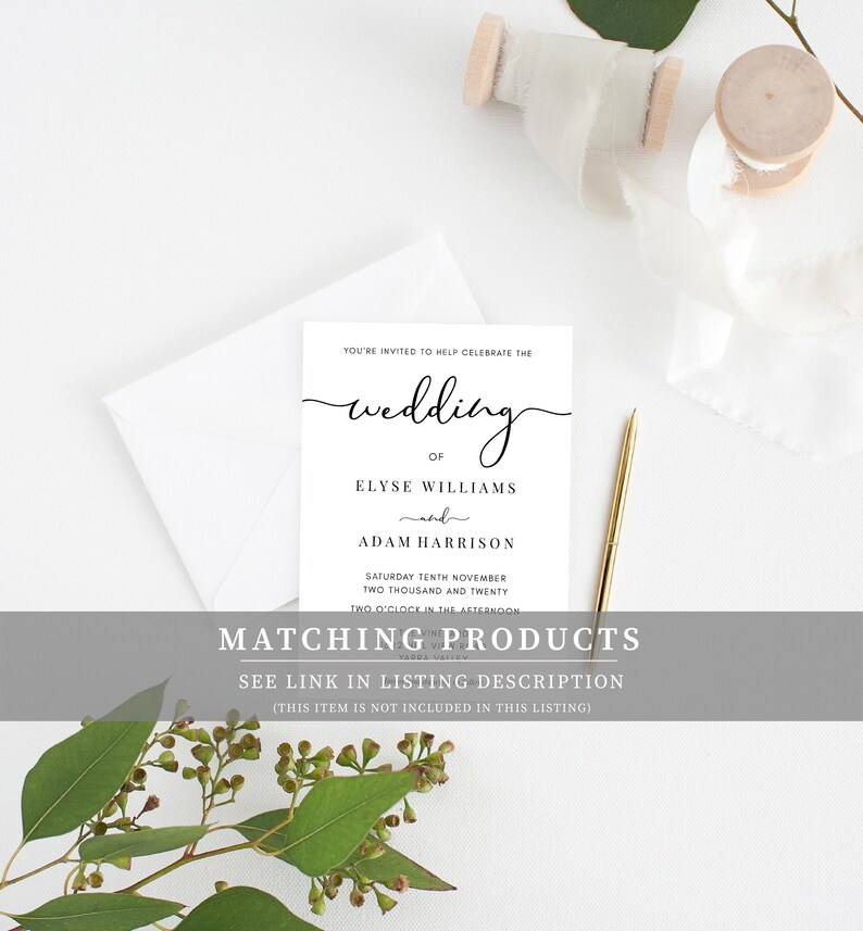 Printable Honeymoon Wish Card - Minimalist Wedding Honeymoon Wish ...