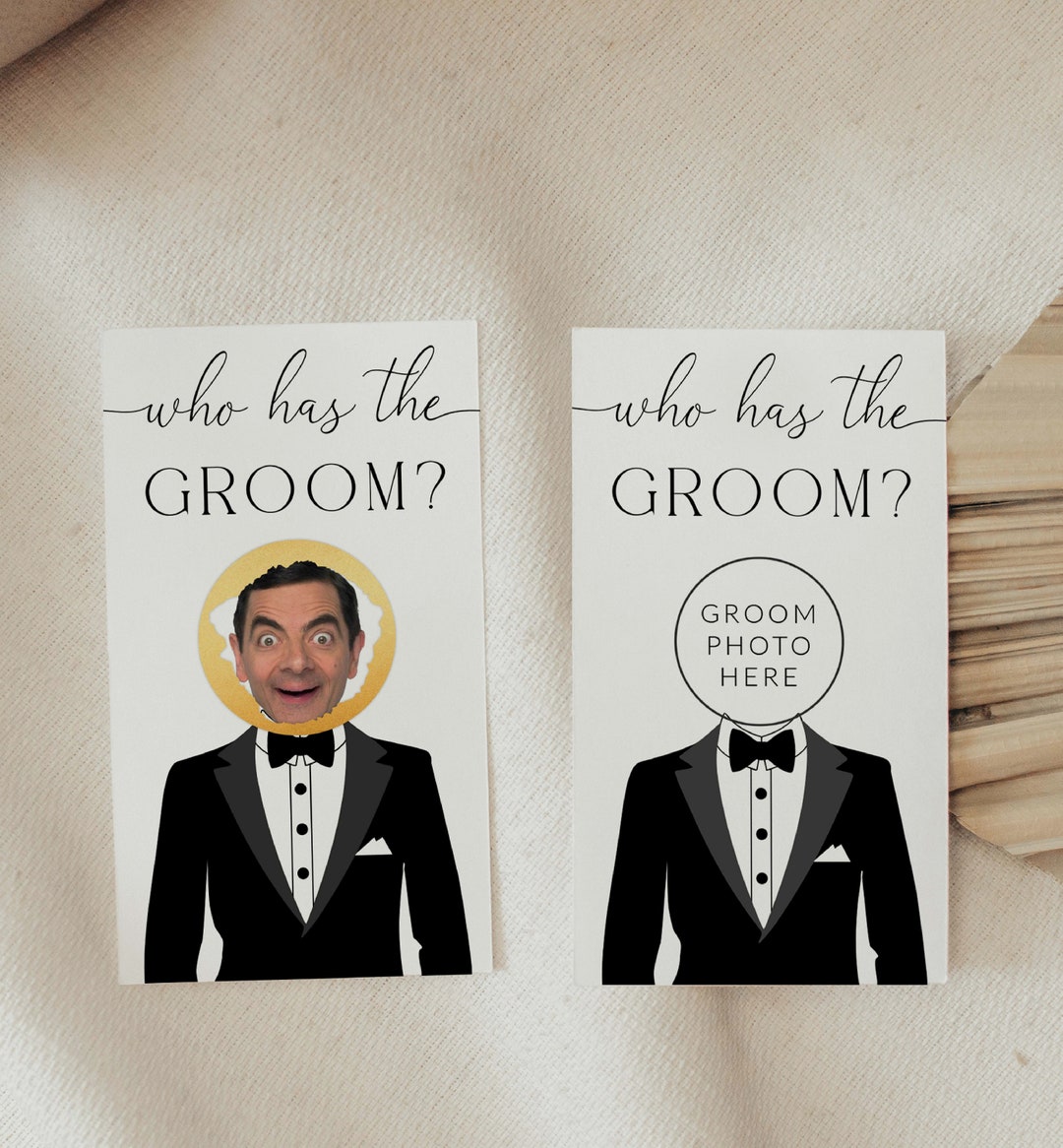 Celebrity Who Has the Groom Printable Bridal Shower Game, Scratch-off ...