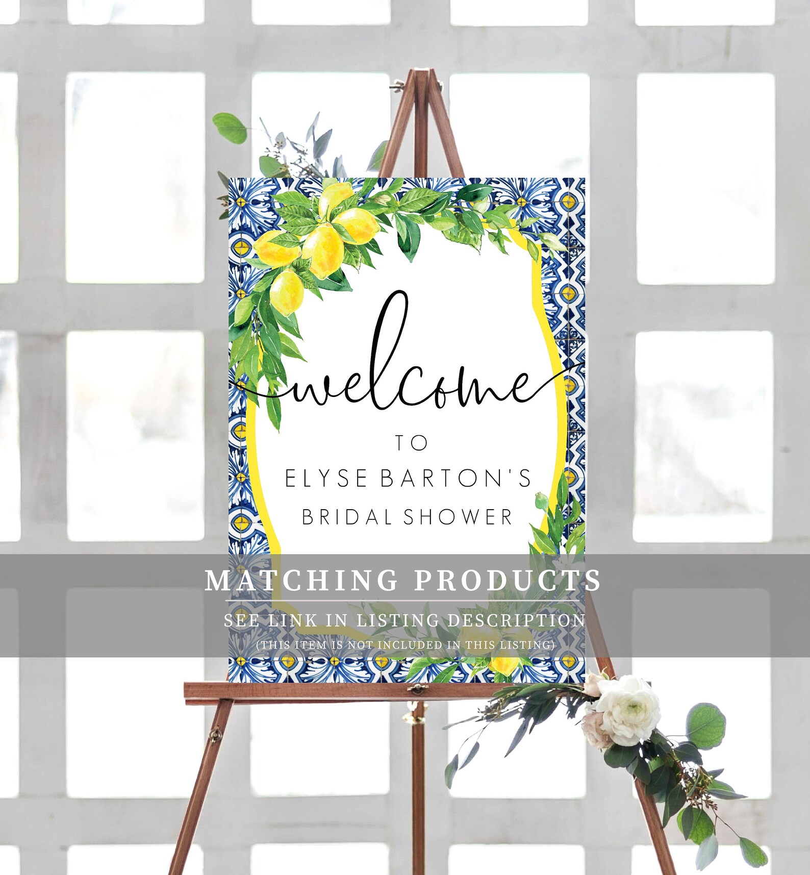 Guess How Many Sweets Printable Game - Positano Blue Tile Lemon ...