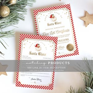 Printable Santa North Pole Mail Envelope Template, Christmas Letter ...