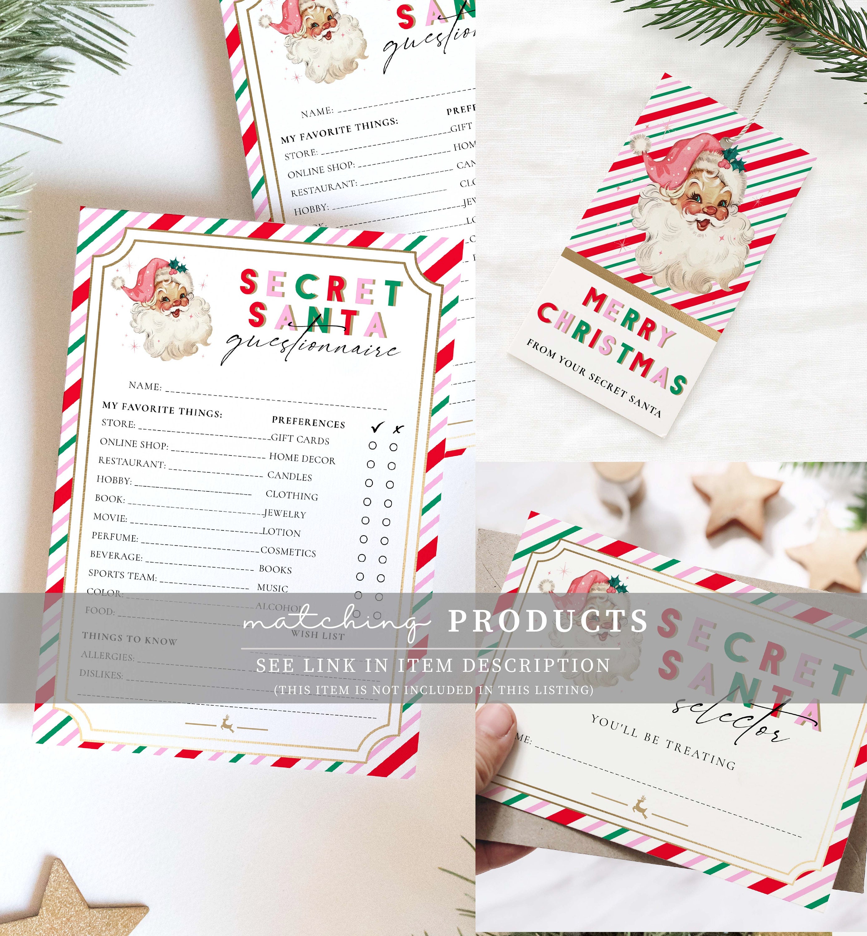 Santa Bank Christmas Cheque, Fake Bank Cheque Gift Voucher, Custom ...