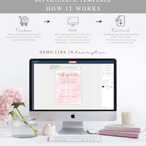 Pink Watercolor Baby Name Voting Poster Template (digital Download) - Etsy