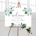 Editable Welcome Template Blue Hydrangea Wedding Welcome - Etsy Canada