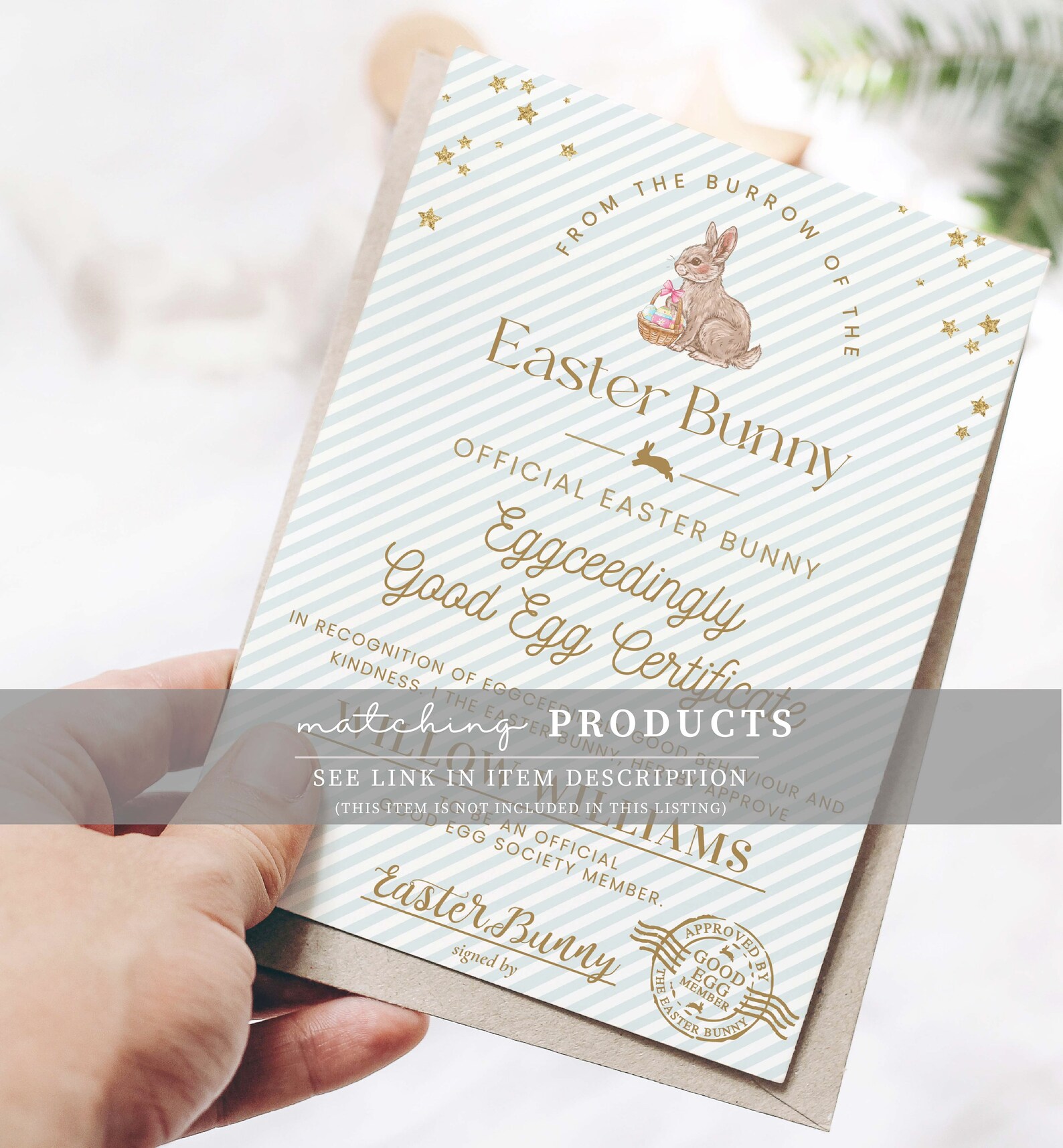 Printable Easter Bunny Money Chocolate Wrapper, Easter Bunny Bucks, Egg ...