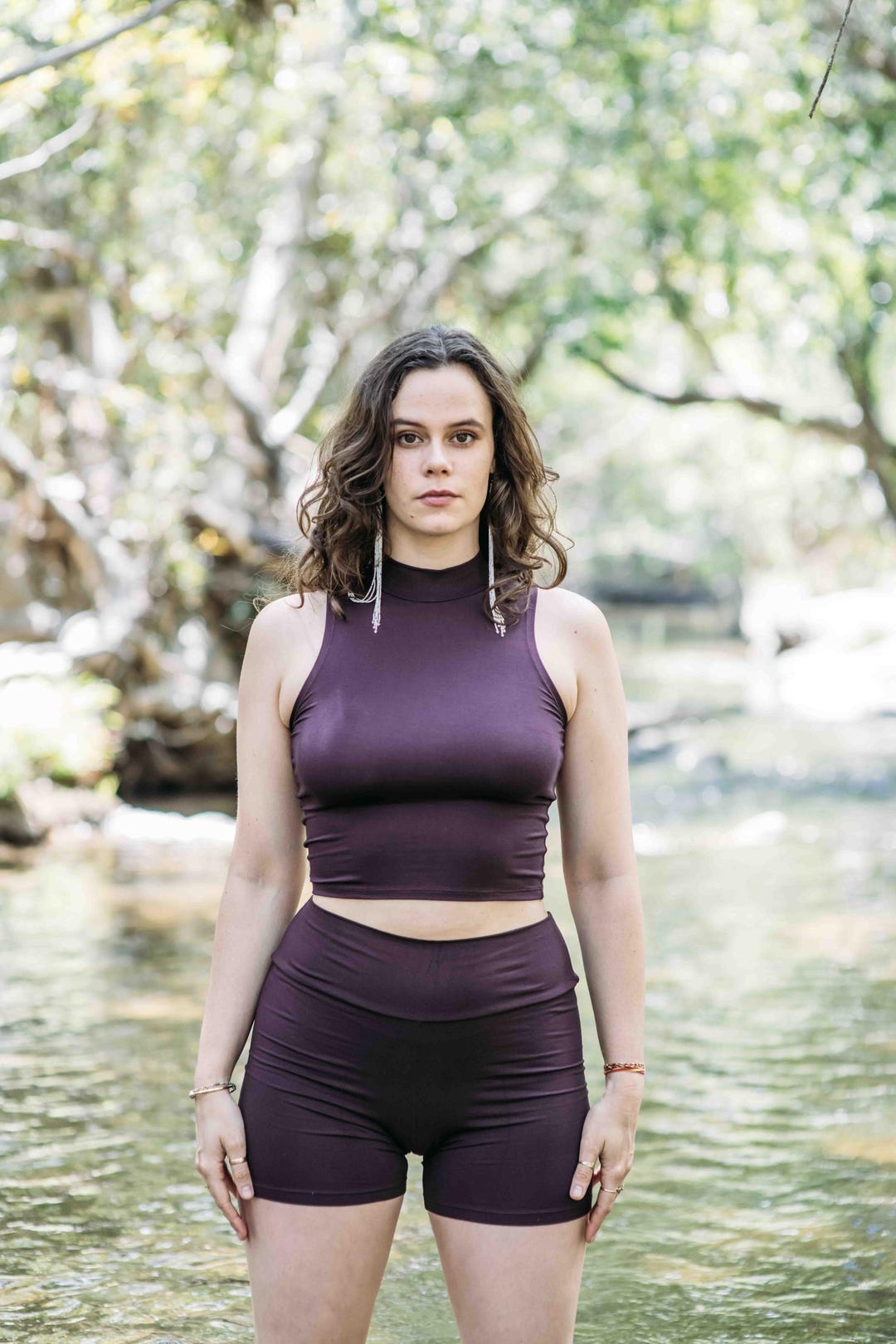 Organic Bamboo Tank Top: Earthy Boho Festival Top, Turtleneck ...