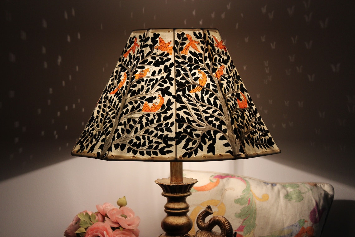 Tree of Life Lamp Shade| Black Forest Lampshade | Lamp Shade| Table ...