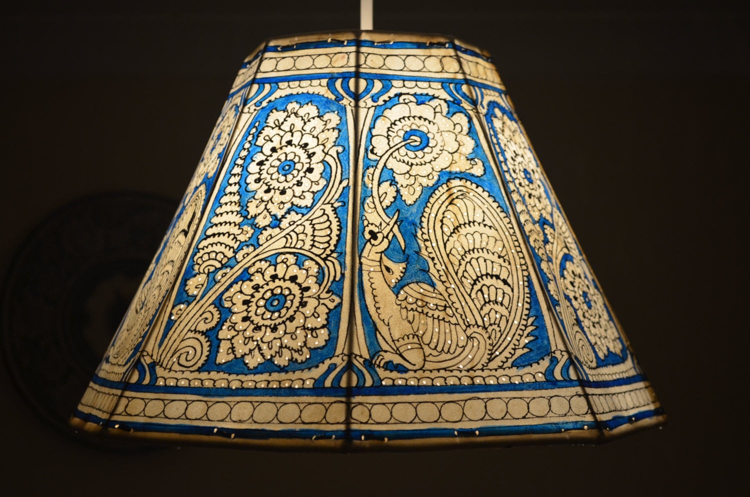 Peacock/floral Ceiling Lamp Shade/ceiling Lamp/ceiling | Etsy