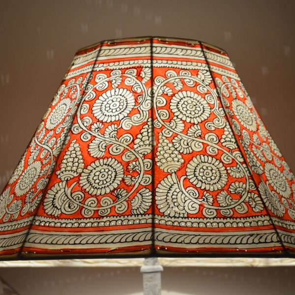 Orange Lampshade - Etsy UK