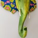 Lotus Design on Elephant Wooden Head/wall Decor/wall Hanging - Etsy