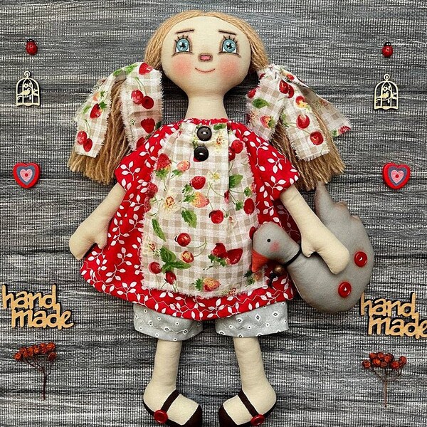 Soft Fabric Doll - Etsy