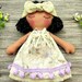 Sale!dark Skinned Fabric Doll,brown Skinned Doll, POC Doll, Gift for ...