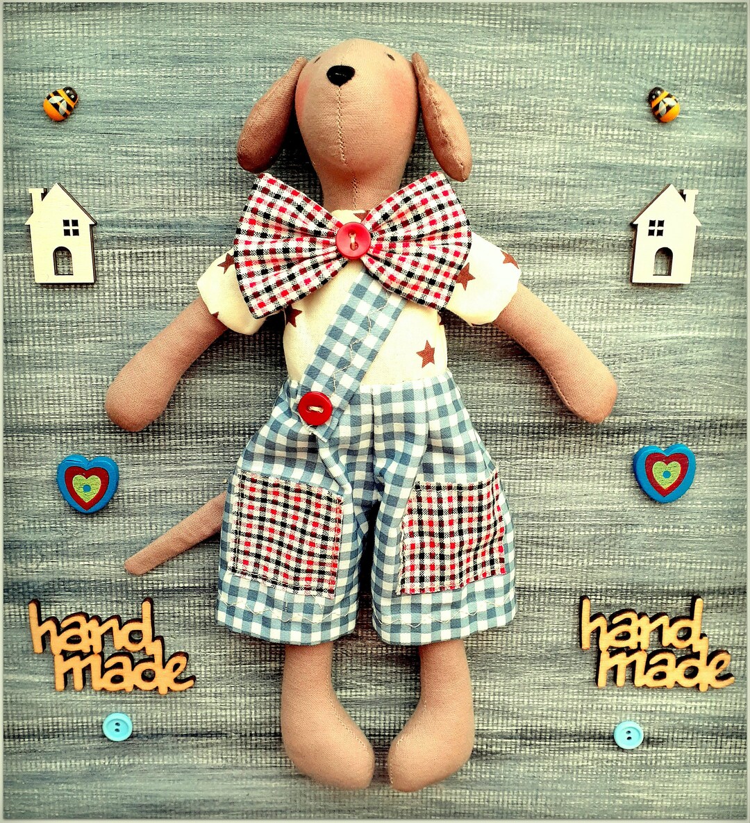 Doggy Fabric Toy, Rag Doll, Art Doll, Stuffed Animal Soft Toys, Fabric ...