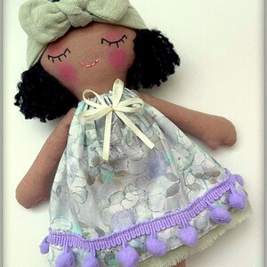 Sale!dark Skinned Fabric Doll,brown Skinned Doll, POC Doll, Gift for ...