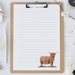 Printable Letter Writing Paper | Printable Highland Cow Writing Paper ...