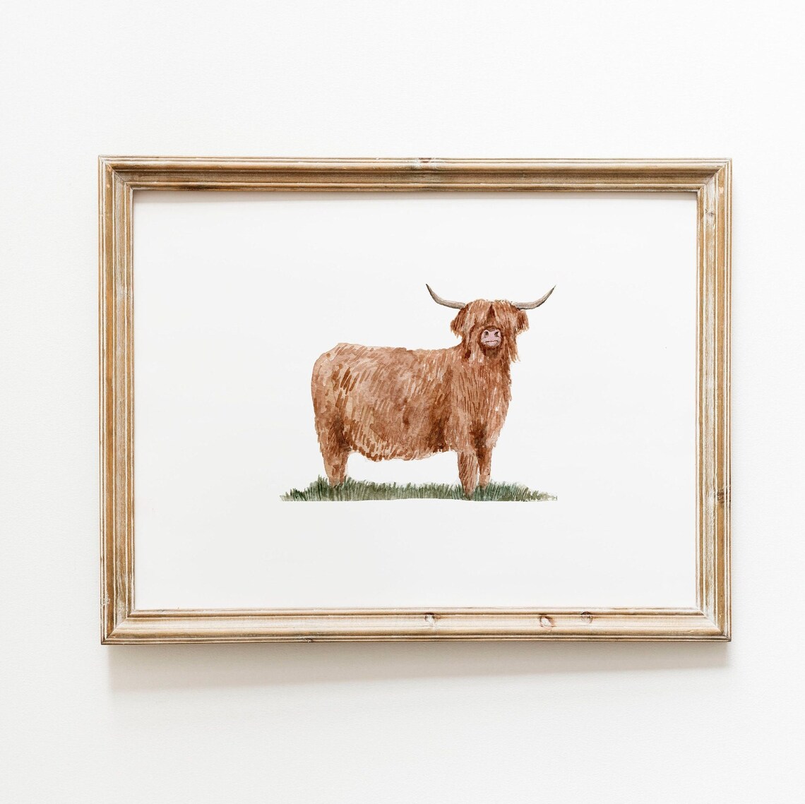 DIGITAL DOWNLOAD: Highland Cow Print Highland Cow Art - Etsy